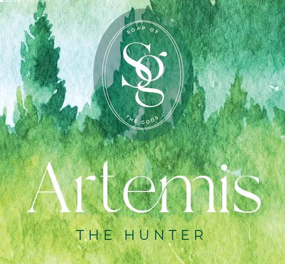 4.5 Artemis - The Hunter - natural soap with peppermint and cedarwood ...